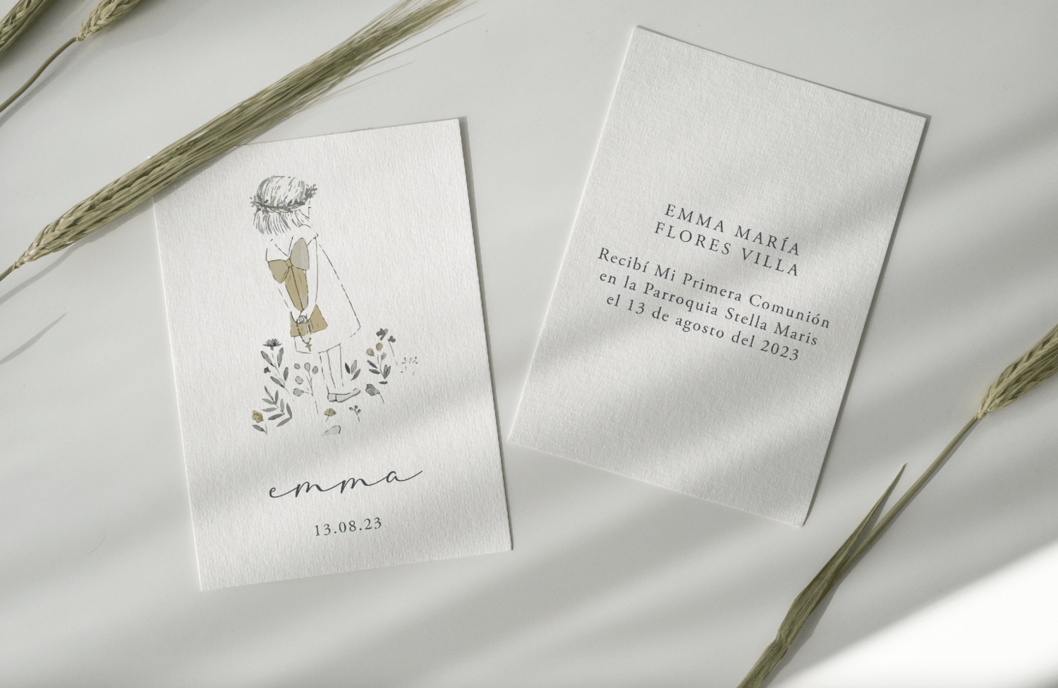 Estampita Niña Comunión – bonna